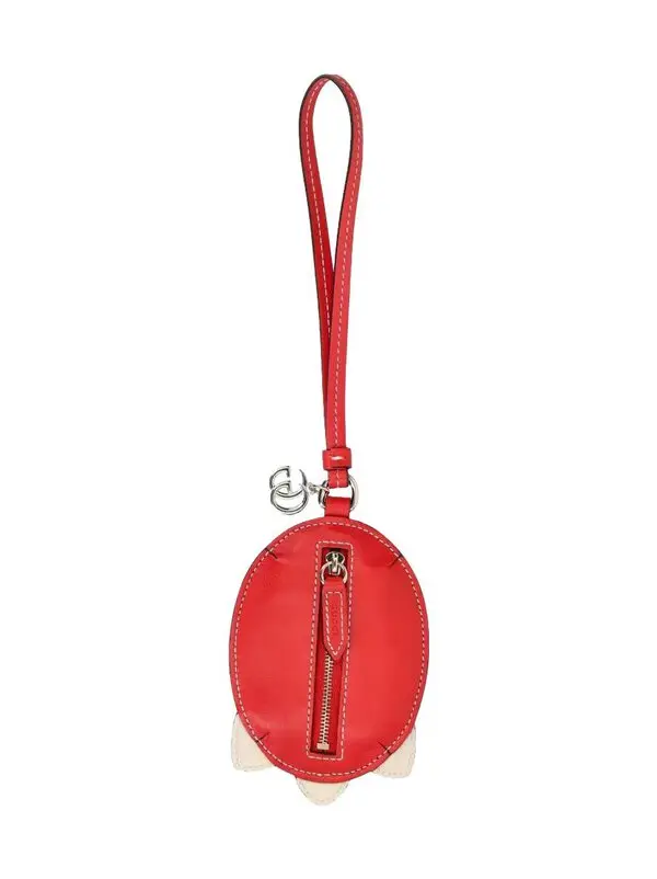 Gucci Bear-print Bag Charm - Red