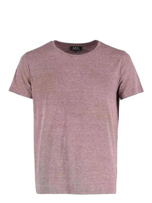 A.p.c. Crew-neck T-shirt - Pink