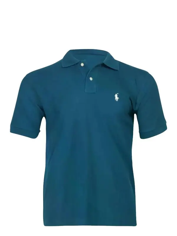 Polo Ralph Lauren Embroidered-logo Polo Shirt - Blue