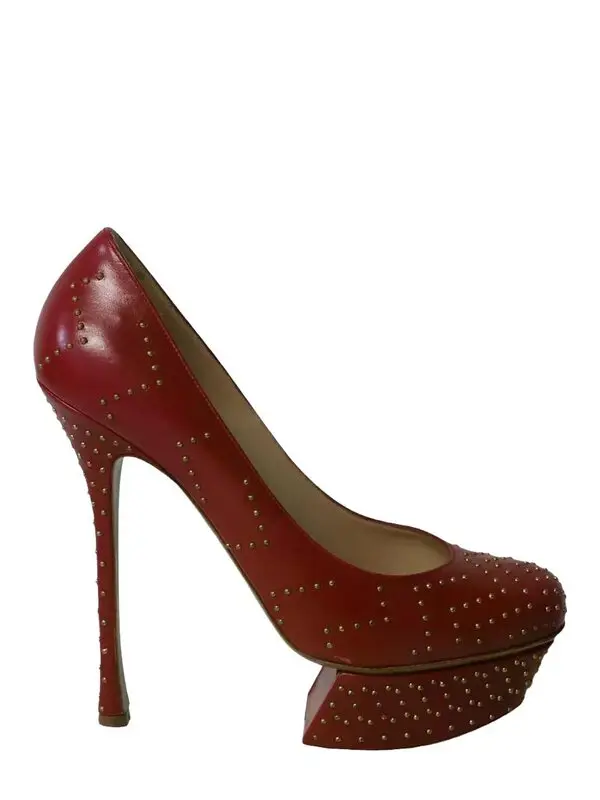 NICHOLAS KIRKWOOD Studded Platform Pumps - Red