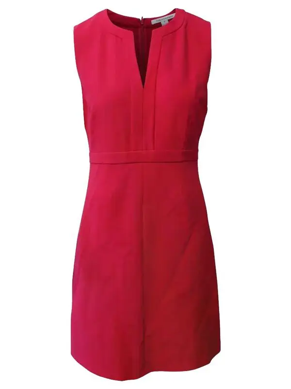 Diane Von Furstenberg Sleeveless Mini Dress - Red