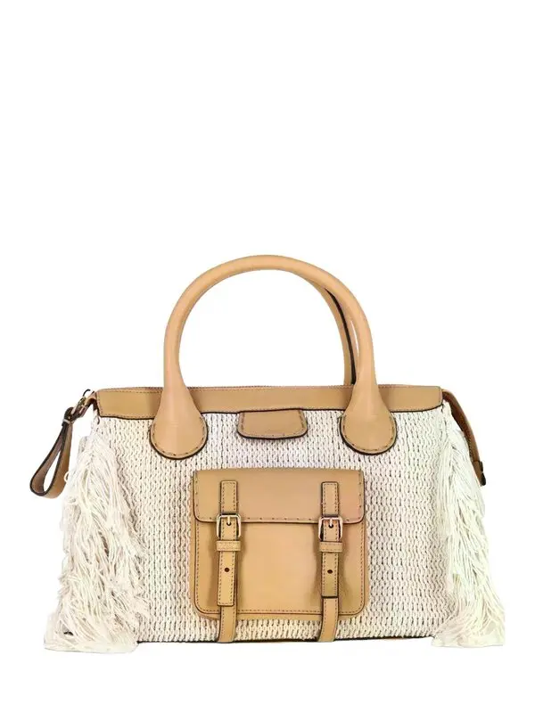 Chloé Edith Fringed Tote Bag - Neutrals