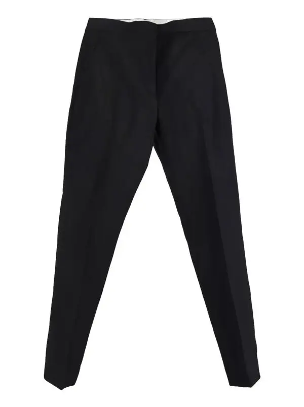 Burberry Tailored Wool Trousers - Black