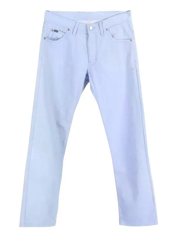 TOM FORD Mid-waist Straight-leg Trousers - Blue