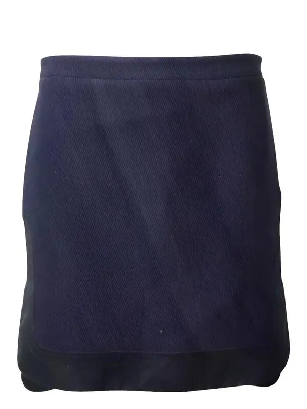 N°21 Pencil Skirt With Hem Detail - Blue