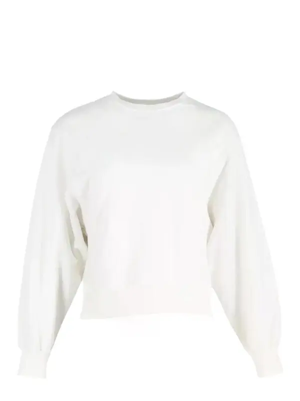 THE FRANKIE SHOP Crew-neck Long-sleeve Sweater - White
