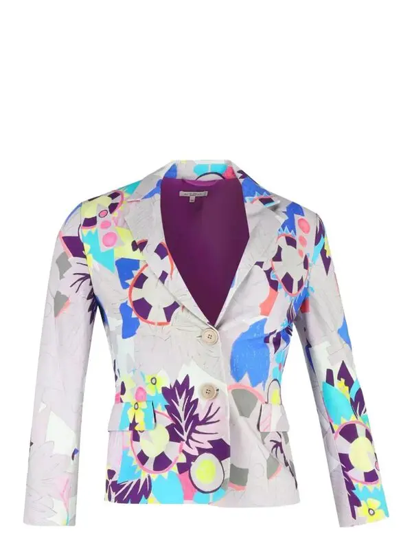 Etro Printed Blazer - White