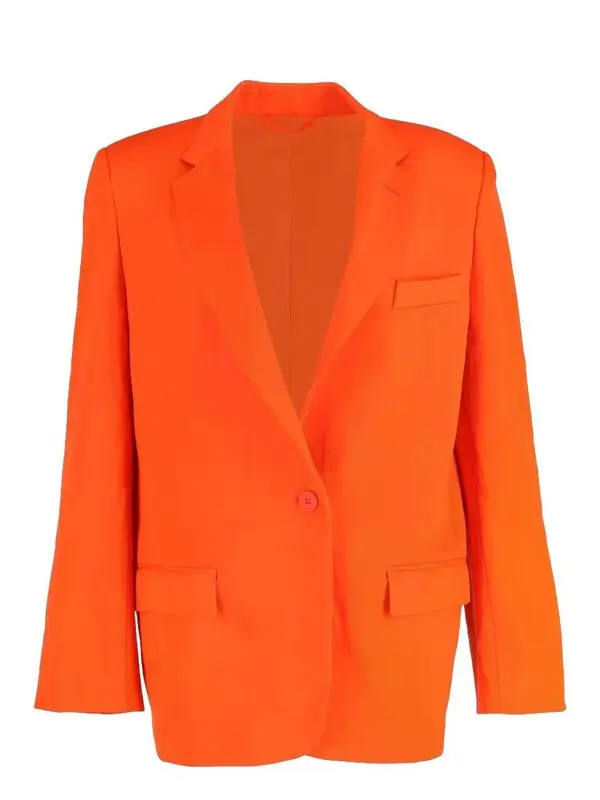 Attico Single-breasted Blazer - Orange