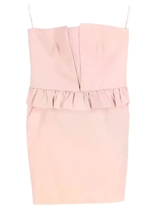 Red Valentino Mini Ruffled Dress - Pink