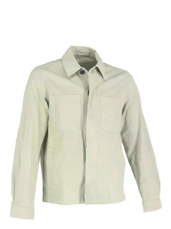 Mr P. Cotton Overshirt Jacket - Neutrals