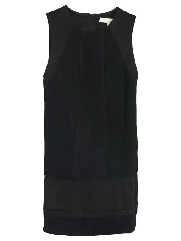 Vanessa Bruno Patchwork Sleeveless Dress - Black