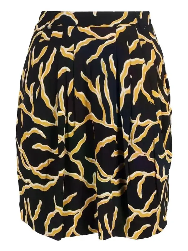 Ba&sh Clemy Printed Mini Skirt - Black