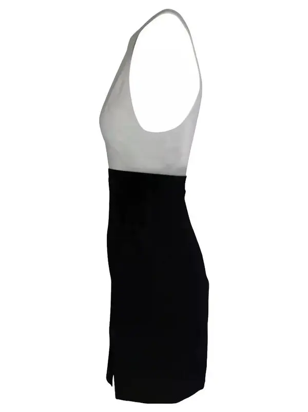 David Koma Sleeveless V-neck Mini Dress - Black