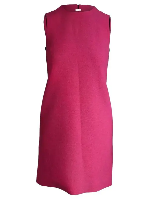 Victoria Beckham Crew-neck Sleeveless Dress - Pink
