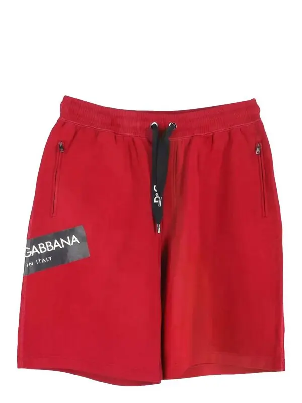 Dolce & Gabbana Drawstring Shorts - Red