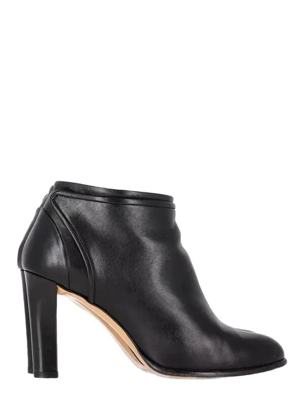 FERRAGAMO Zipped High-heeled Ankle Boots - Black