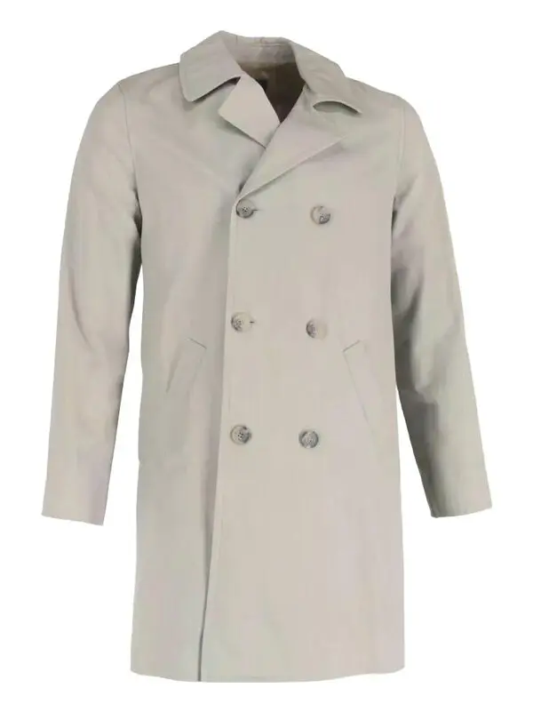 A.p.c. Double-breasted Coat - Neutrals