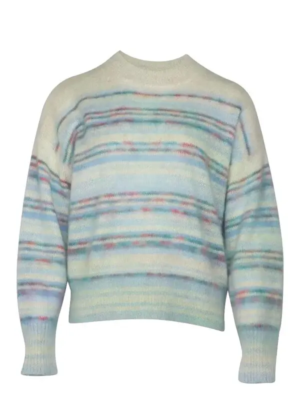 ISABEL MARANT VINTAGE Stripe Knit Top - Neutrals