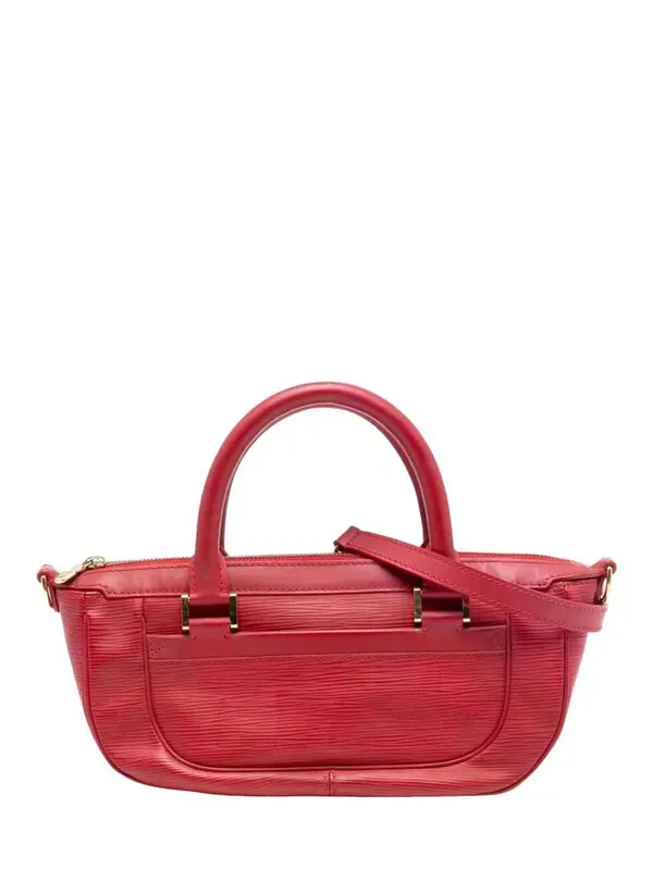 LOUIS VUITTON 2003 Epi Dhanura Pm Satchel - Red