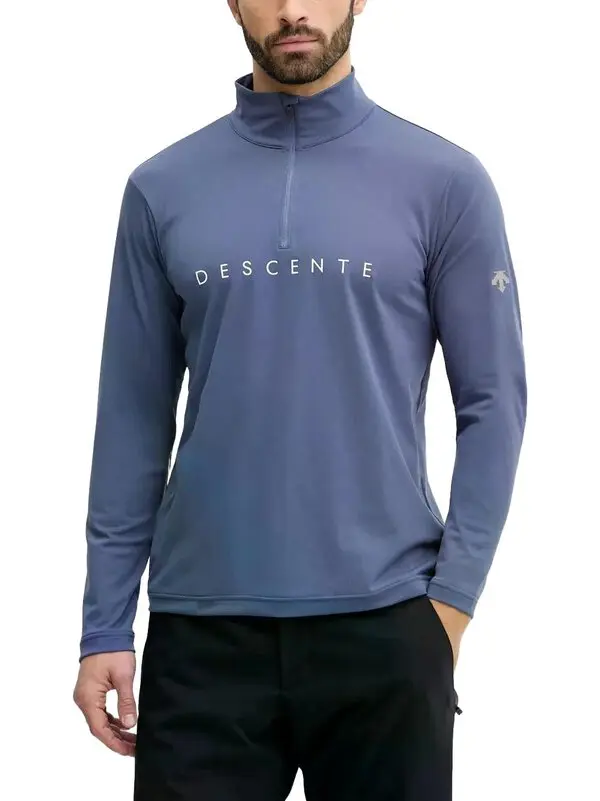 DESCENTE Zip Top - Blue
