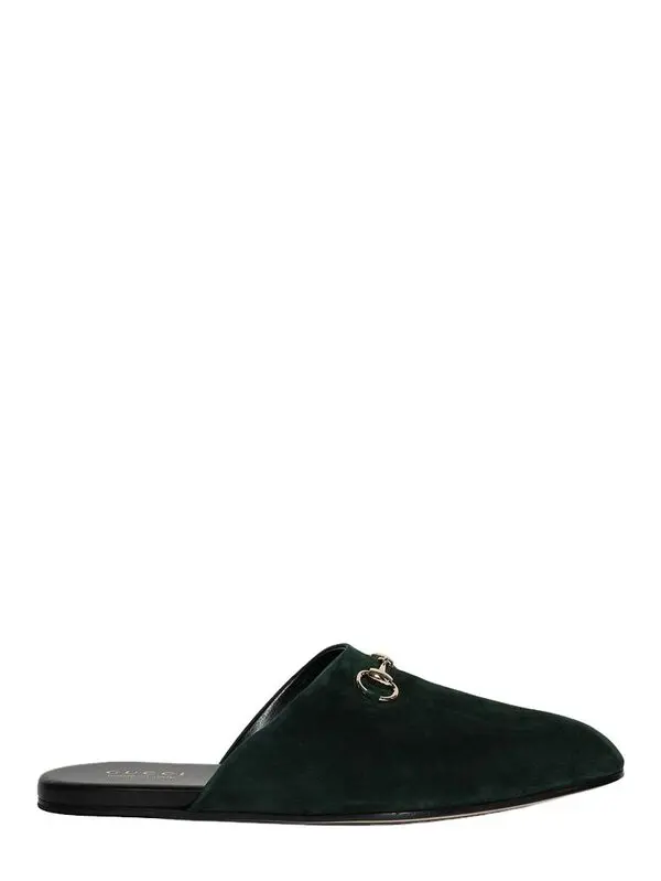 Gucci Horsebit Slipper Mule - Green