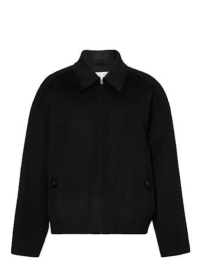 Acne Studios Wool And Cashmere-blend Jacket - Black