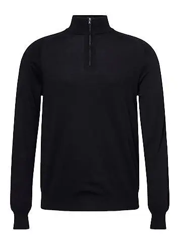 Sunspel Sea Island Cotton And Cashmere-blend Jumper - Black