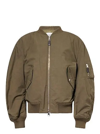 Givenchy Padded Cotton-blend Jacket - Khaki