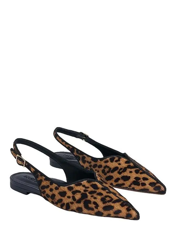 Marion Parke Calf Hair Cynthia Flat - Leopard