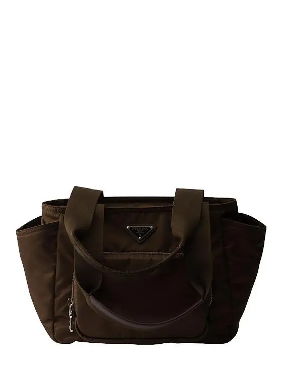 Prada Re-nylon Tote Bag - Brown