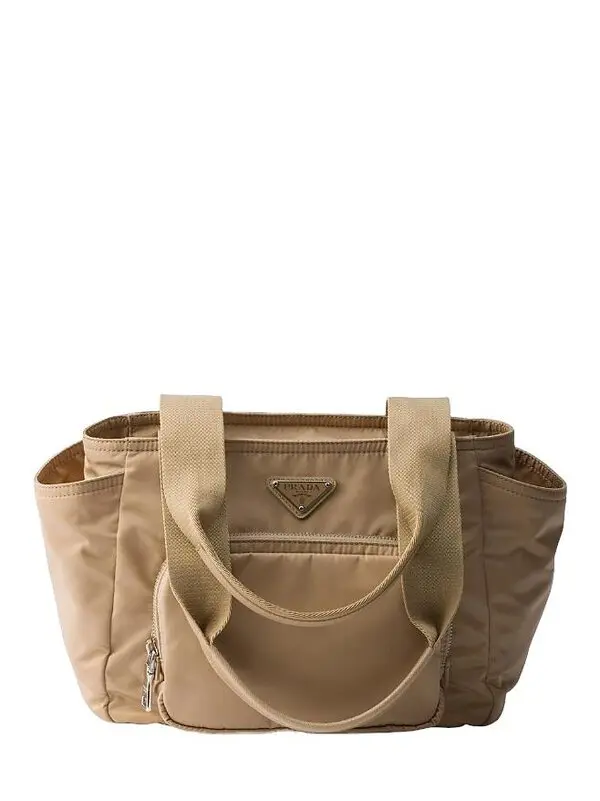 Prada Re-nylon Tote Bag - Brown