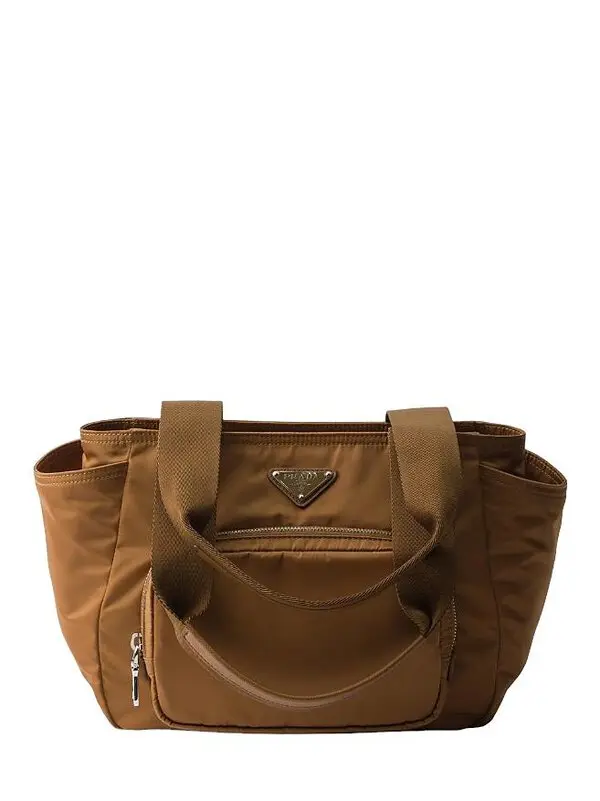 Prada Re-nylon Tote Bag - Light Brown