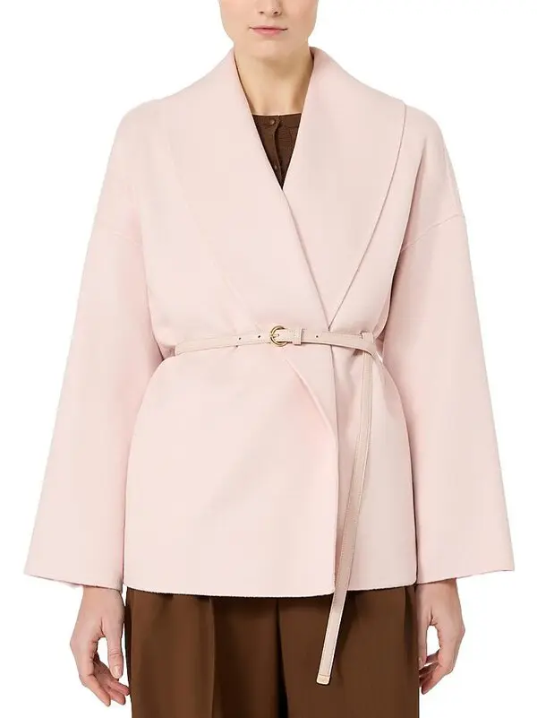 Max Mara Sughero Short Coat - Pink