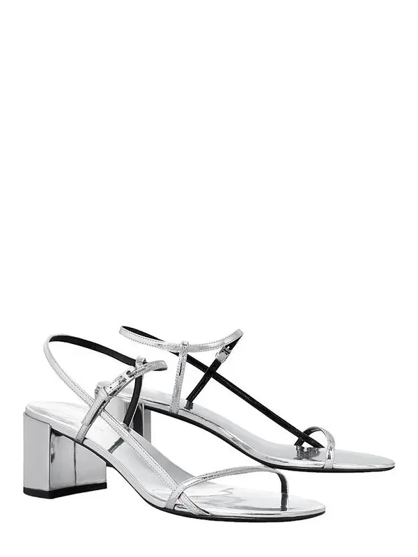 Tory Burch Gigi Sandals - Silver