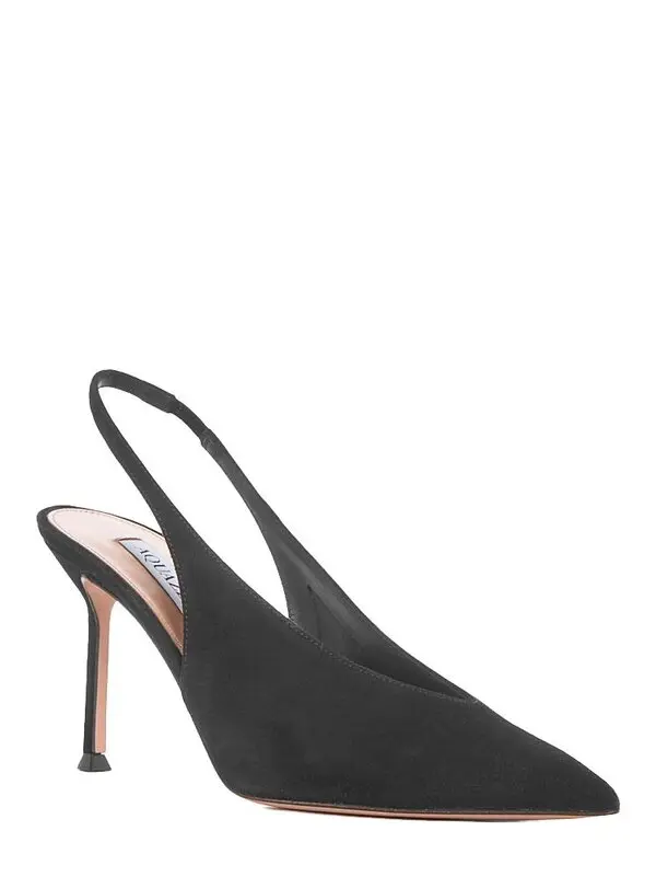 AQUAZZURA Voltaire Slingback Pumps - Black
