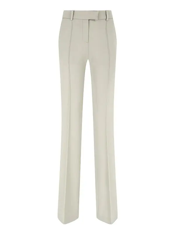 Attico Wool Long Pants - Taupe