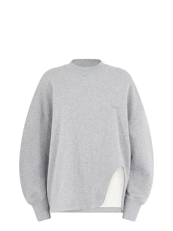 Attico Crewneck Sweatshirt - Grey Melange