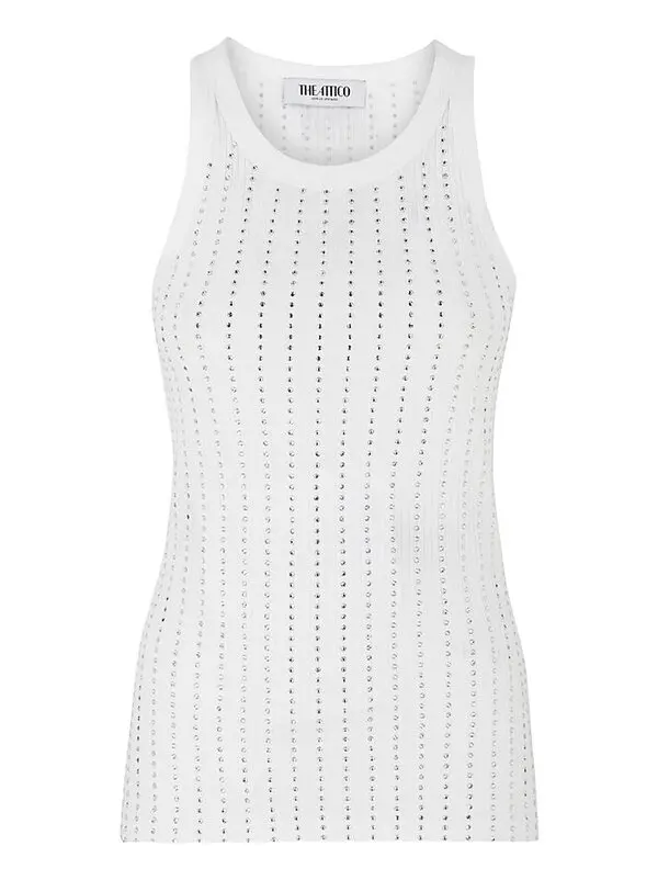 Attico Tank Top - White