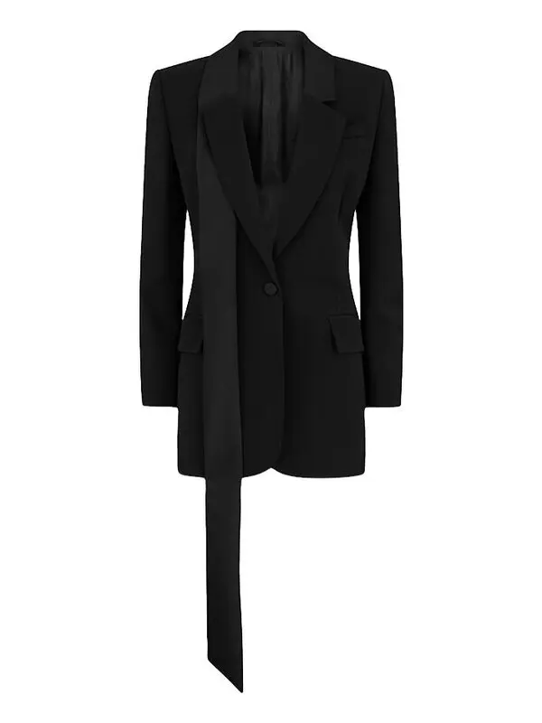 Attico Wool Jacket - Black