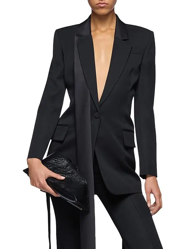 Attico Wool Jacket - Black