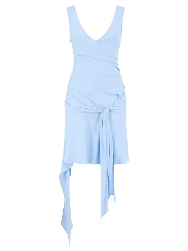 Attico Mini Dress - Baby Blue