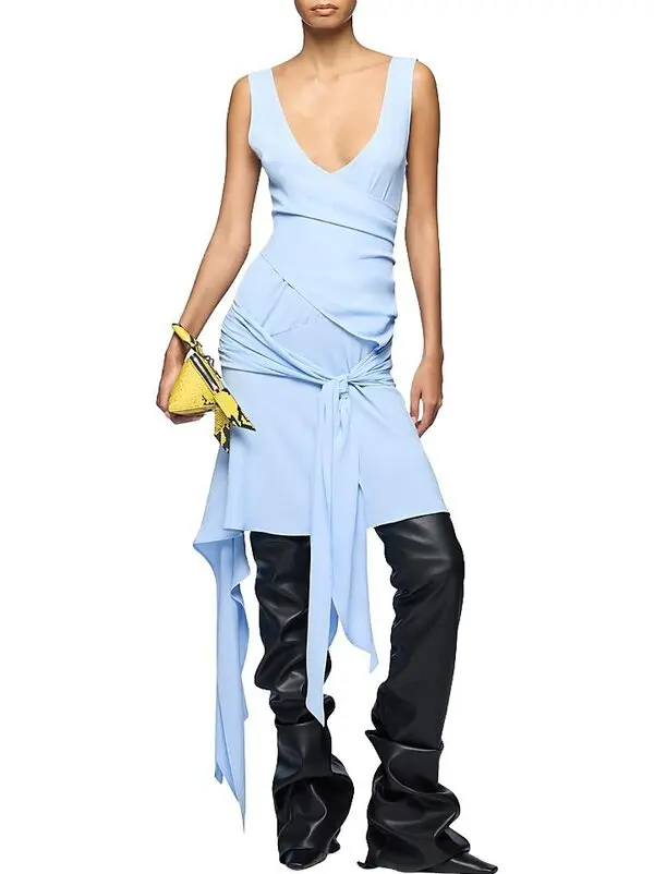 Attico Mini Dress - Baby Blue