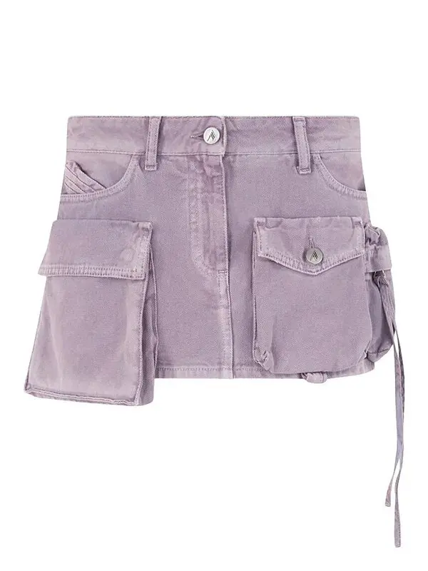 Attico Fay Mini Skirt - Antique Pink
