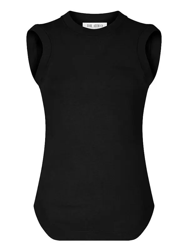 Attico Tank Top - Washed Black