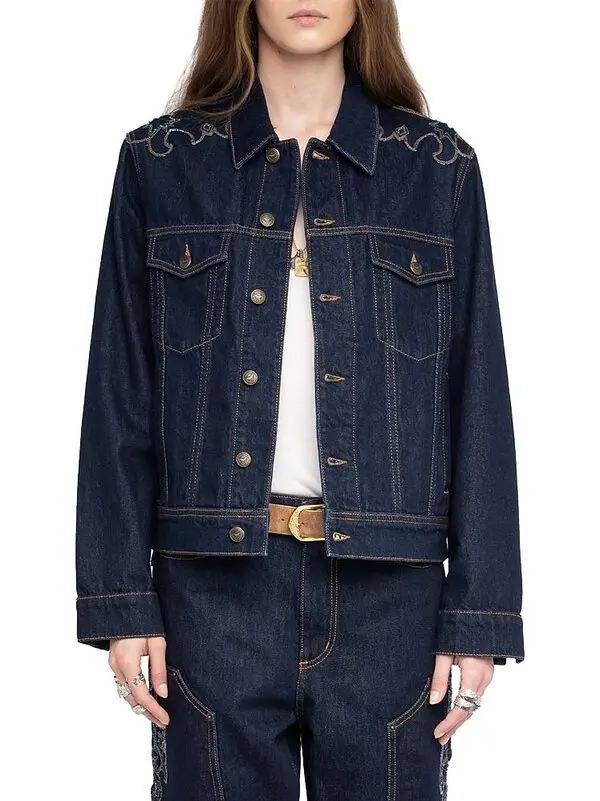 Zadig&Voltaire Bases Denim Jacket - Brut