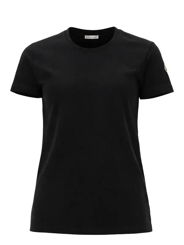 Moncler T-shirt With Logo - Black