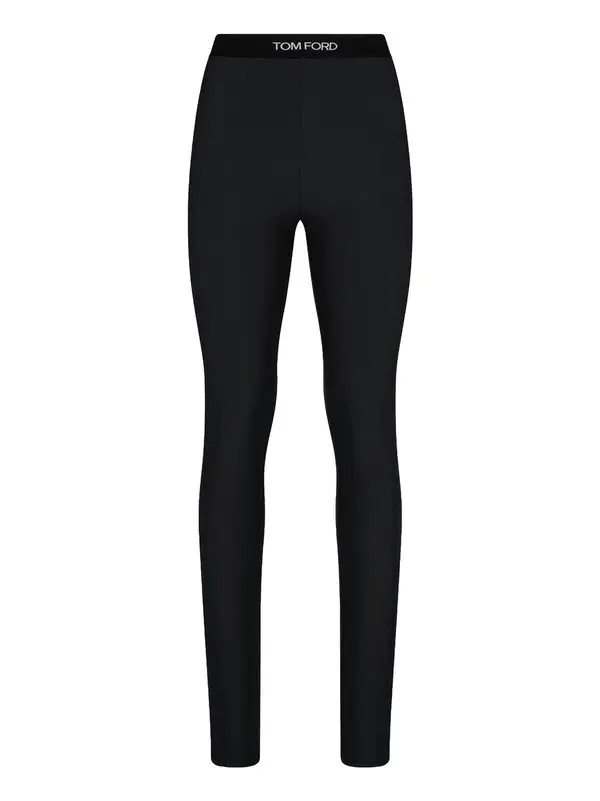TOM FORD Leggings With Logo - Black