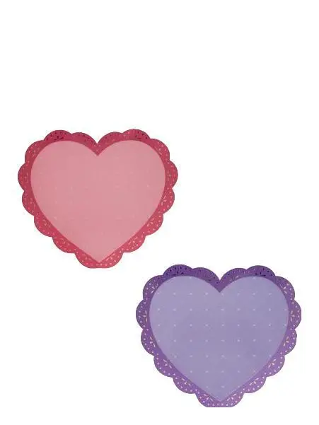 DAYDREAM SOCIETY Bff Heart Plates - Assorted Pre-pack