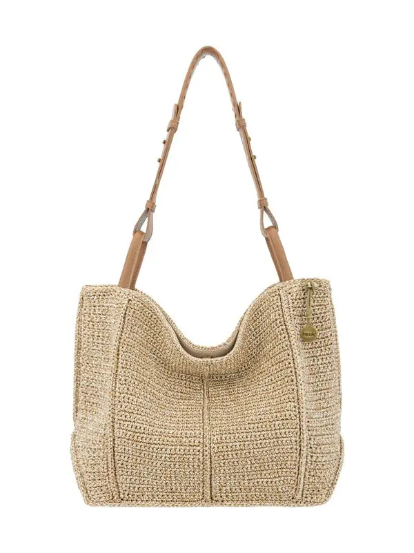 THE SAK Los Feliz Medium Crochet Tote Bag - Bamboo Static