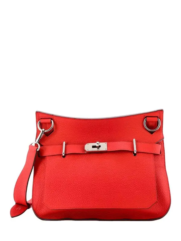 HERMES Jypsiere 31 Bag Clemence - Rouge Tomate